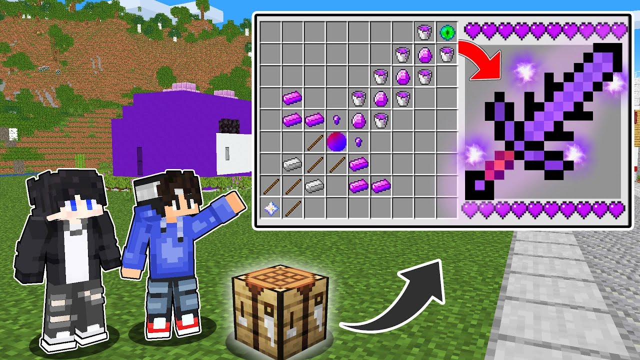 I create the ULTIMATE WEAPONS in Minecraft - YouTube