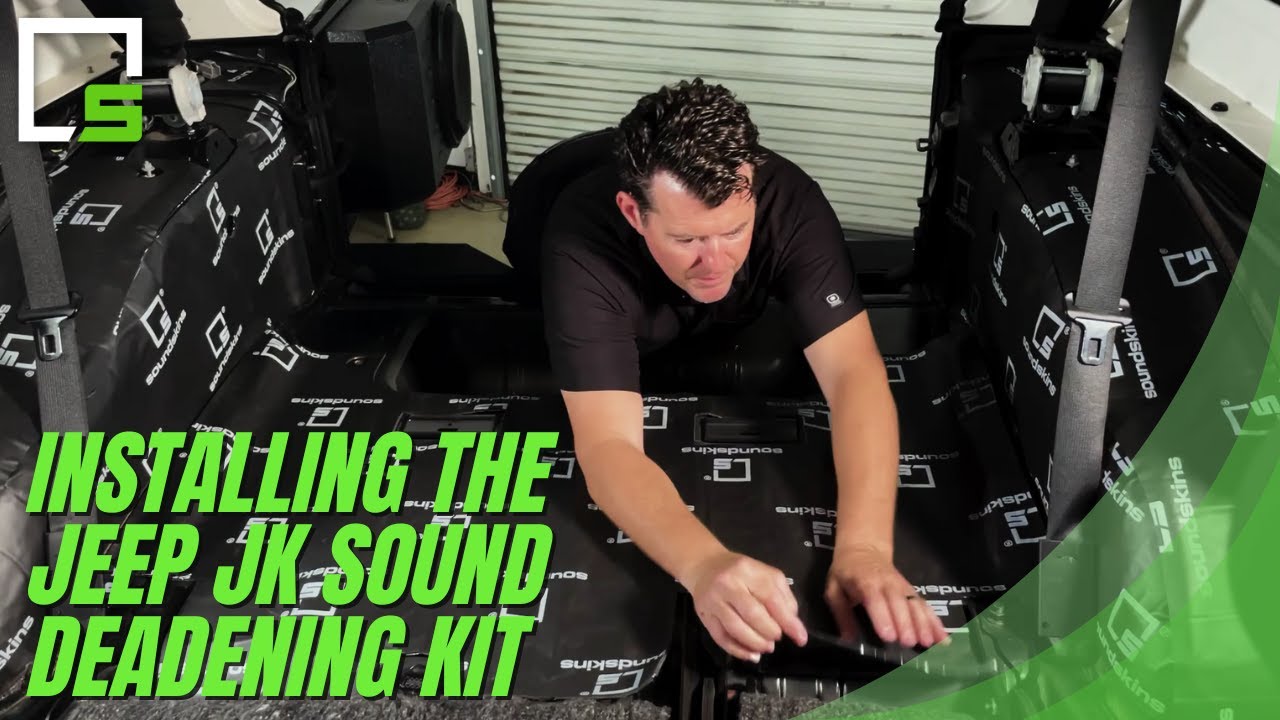 Installing the New Jeep JK Trunk Sound Deadening Kit - YouTube