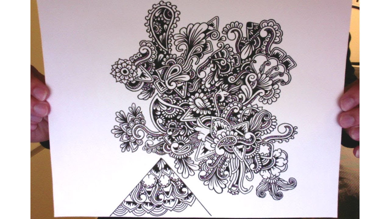 Pen and Ink Doodle - YouTube