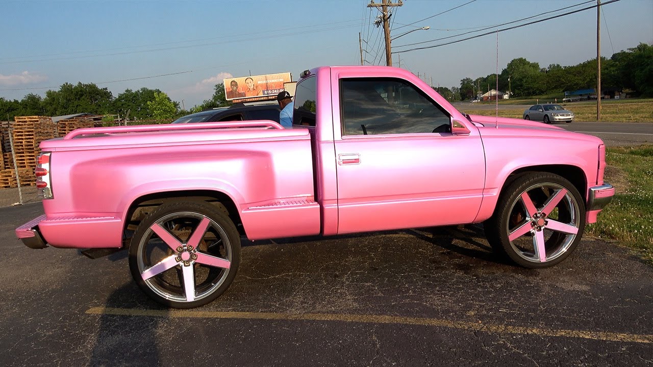 This Pink Chevy Silverado is Crazy! - YouTube