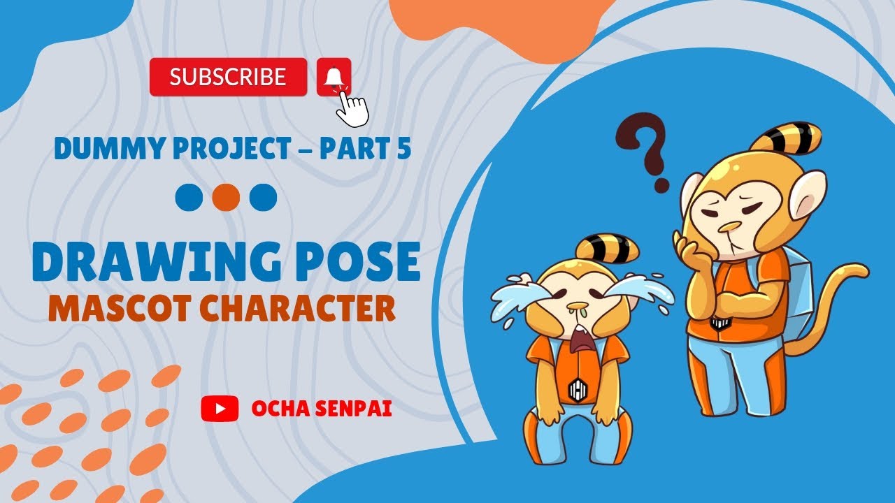 Dummy Project - part 5 - Menggambar Pose Maskot Karakter - YouTube