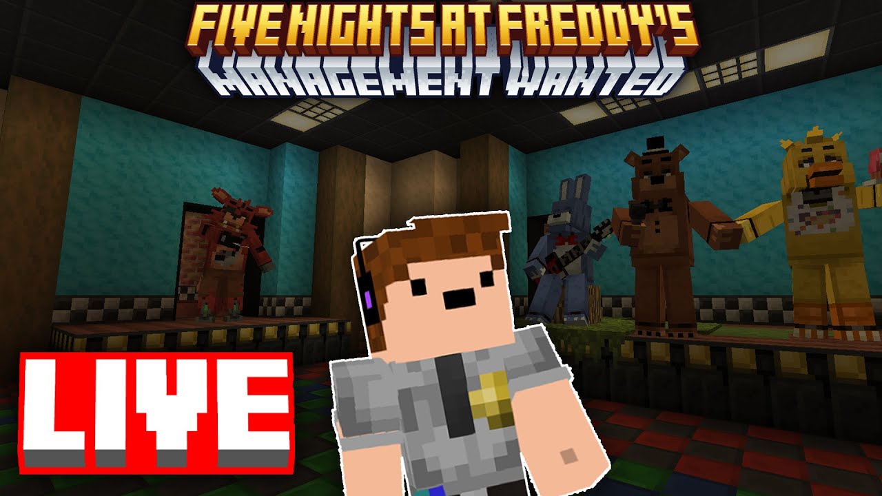 Decorating my CUSTOM FNAF PIZZERIA in MINECRAFT! (FNAF: Management ...