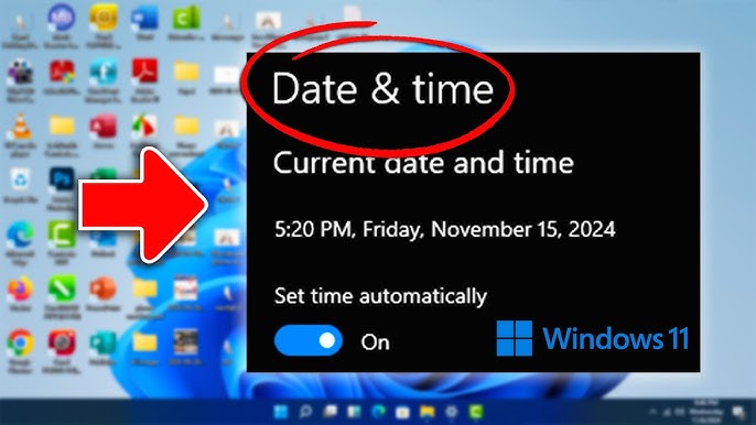 How To Set A Computer39s Date And Time
