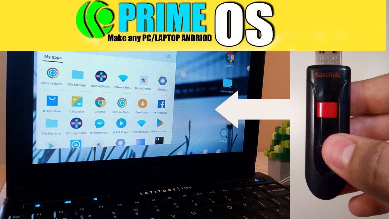 Prime OS on a Flash Drive! - Bootable Prime OS - Urdu/Hindi - YouTube