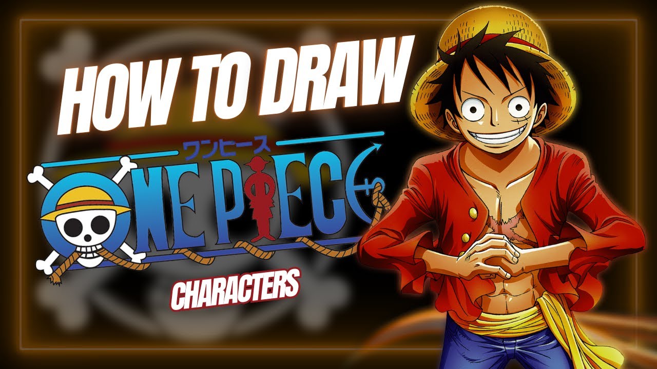 HOW TO DRAW THE CHARACTERS FROM ONE PIECE #onepiece #one #luffy # ...