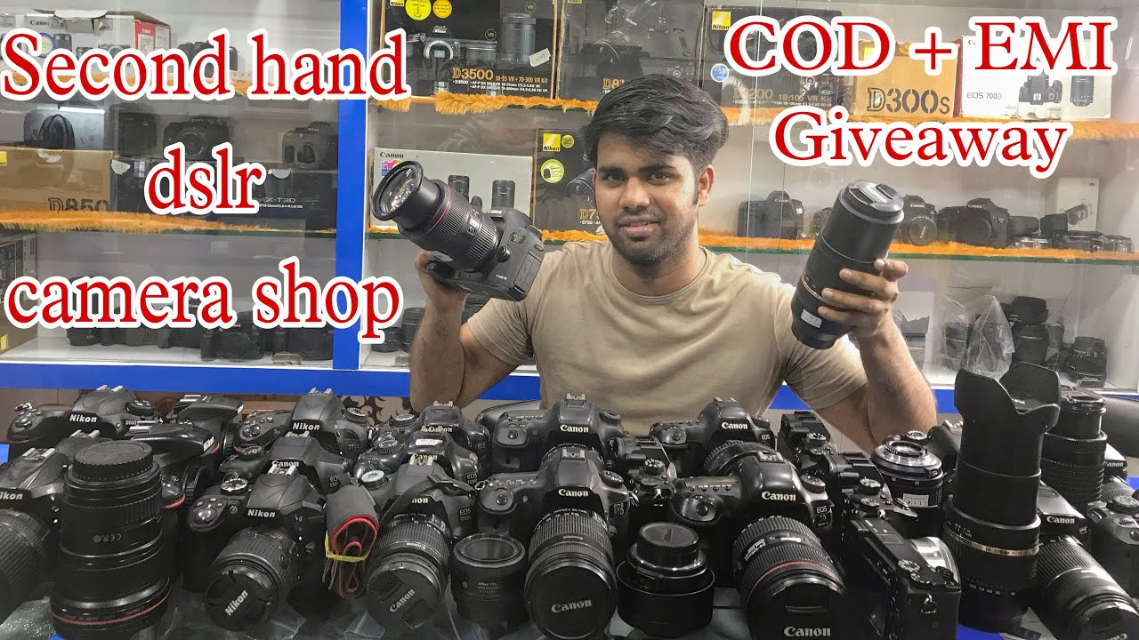 BIGGEST DSLR CAMERA SHOP IN INDIA || CASH ON DELIVERY ALL OVER INDIA ...