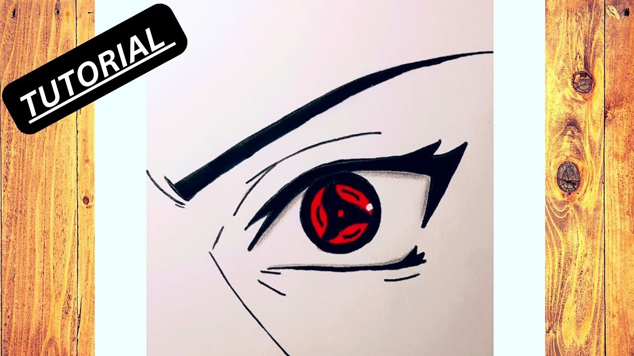 How to draw sharingan eyes // how to draw Itachi's eyes step by step ...