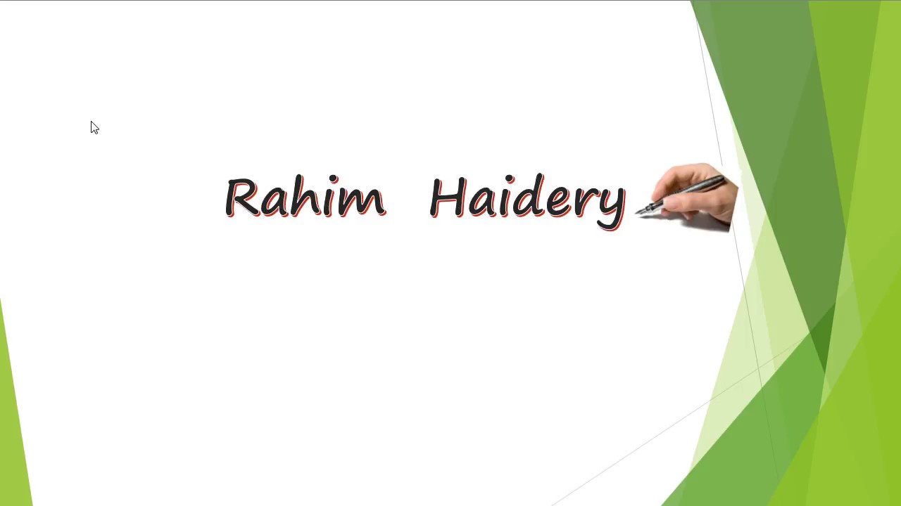 MS.Excel Lesson 13 Pashto (percent formula ) by RAHIM HAIDERY - YouTube