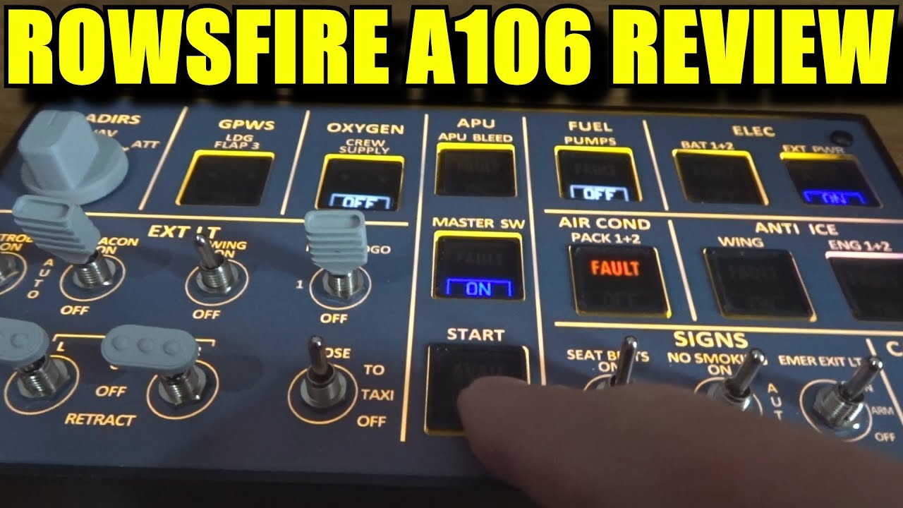 FS2020/FS2024: The Rowsfire A106 A320 Overhead Panel Review | Total ...