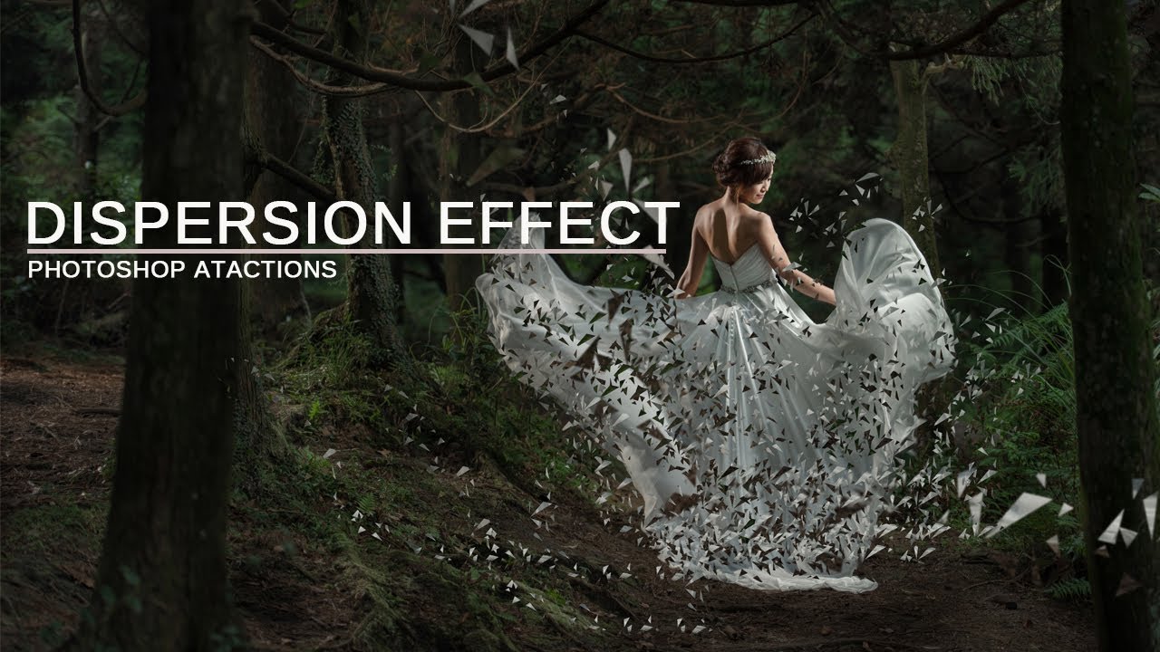 เทคนิคการสร้างภาพแบบกระจาย (Dispersion Effect) ด้วย Actions - YouTube
