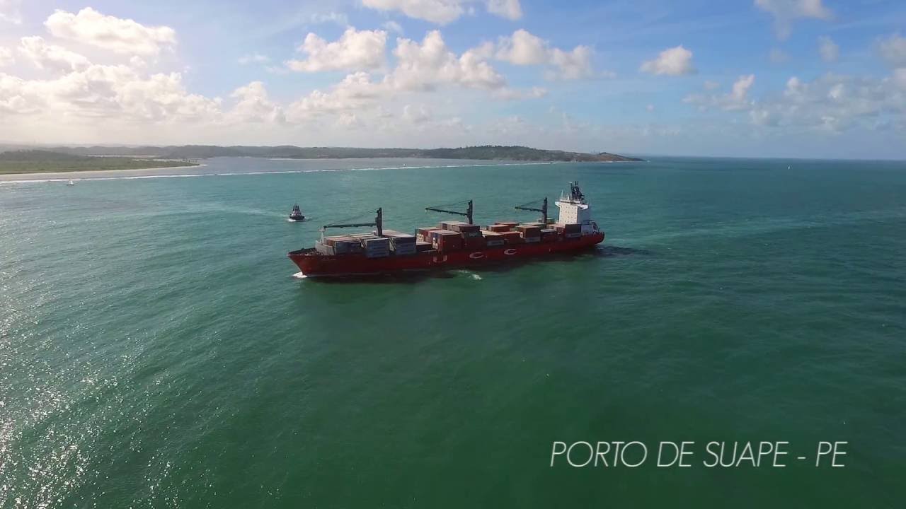 Imagens aéreas para o Porto de Suape - Pe. - YouTube