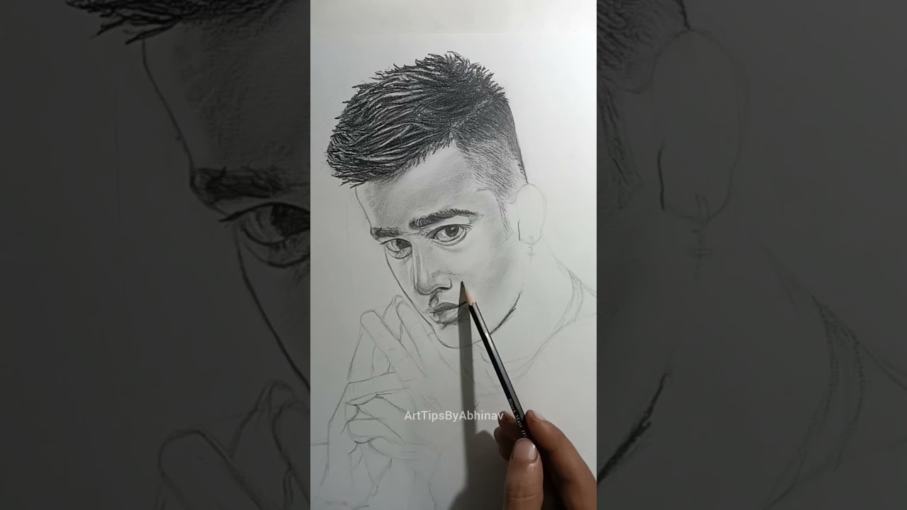 Jass Manak drawing || How to Draw Panjabi Singer Jass Manak || #short ...