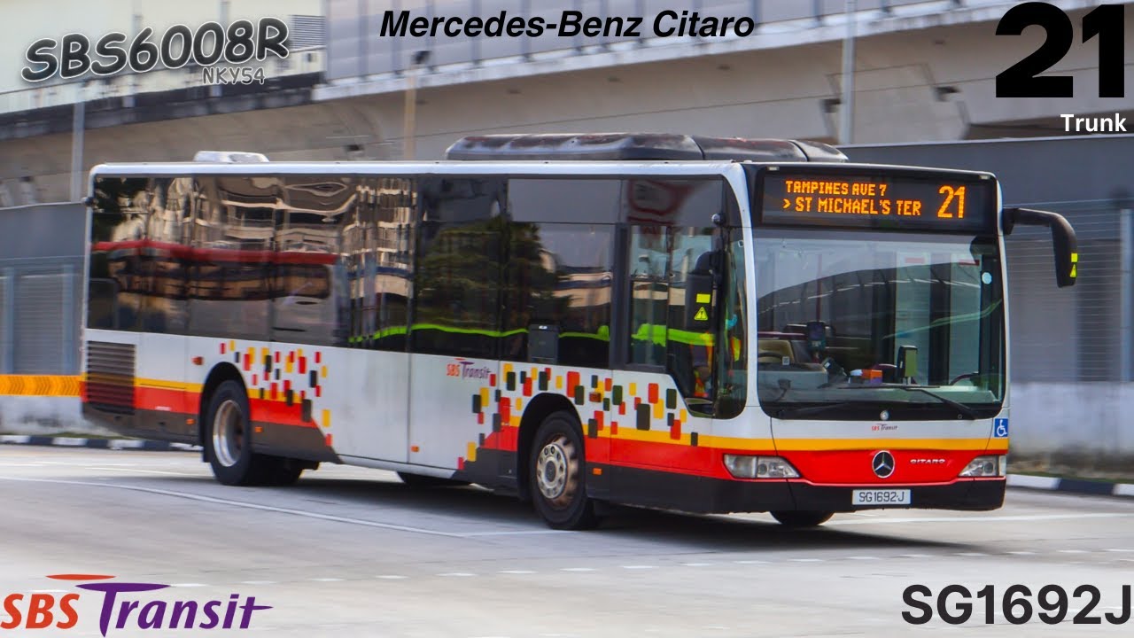 (Joyride) MB Pixel Citaro on service 21 - YouTube