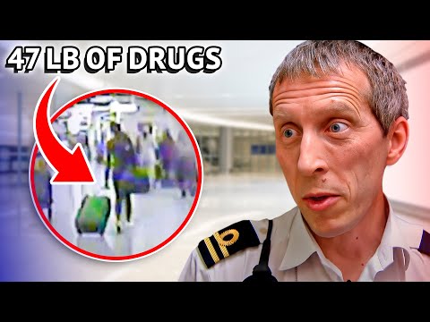 Couple Caught Trying To Sneak 46lb Of Dr*gs! | Customs UK Marathon