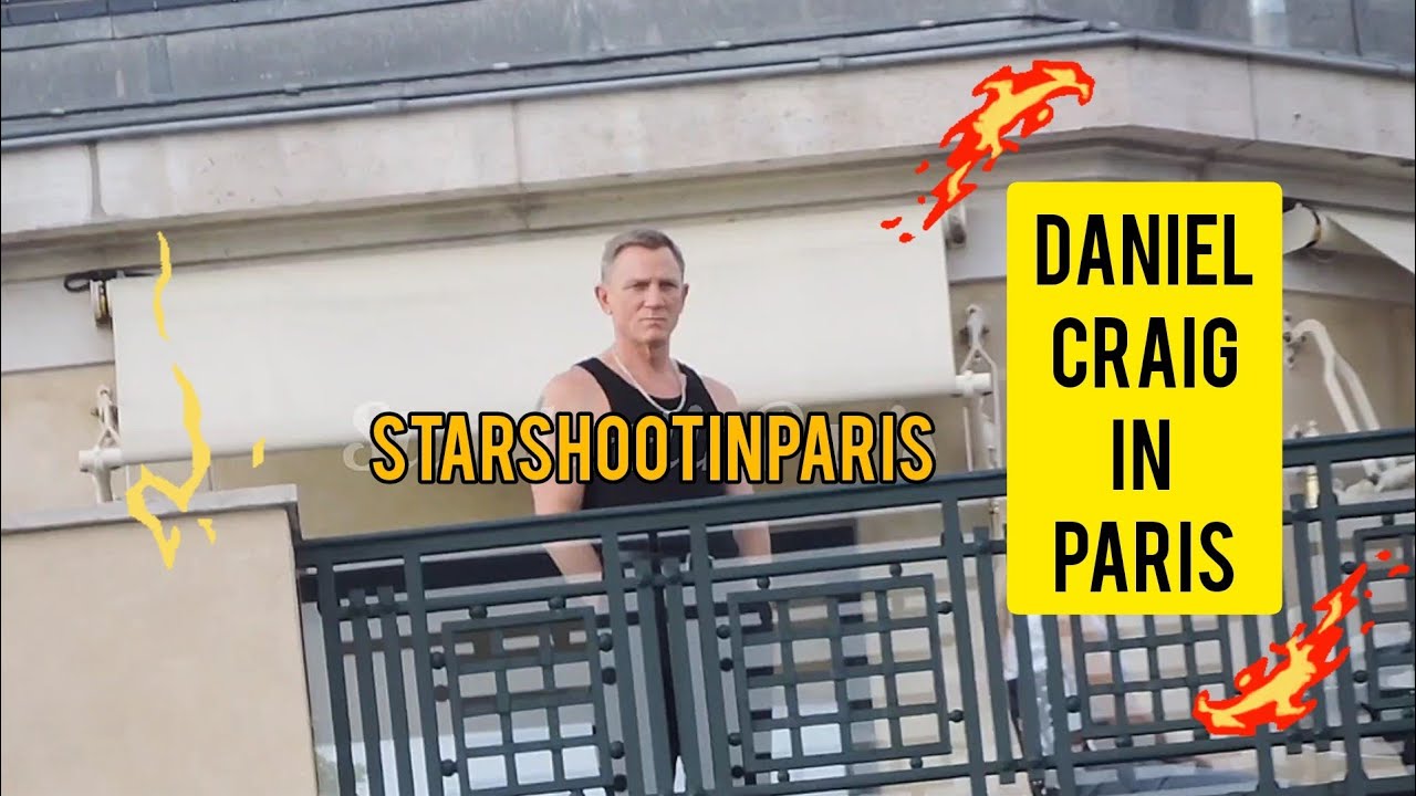 Daniel Craig in Paris for a shoot - YouTube