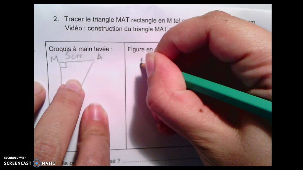 Construction du triangle MAT - YouTube