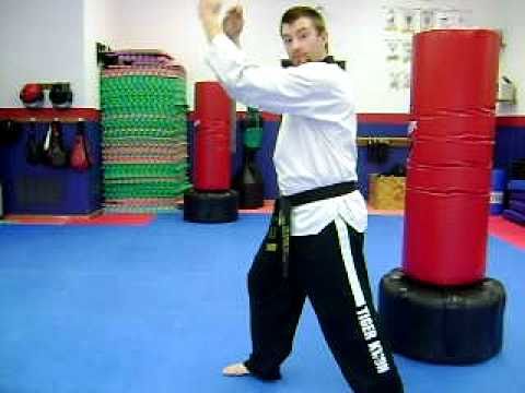 TKD Kickboxing Techniques: Knee Strike - YouTube
