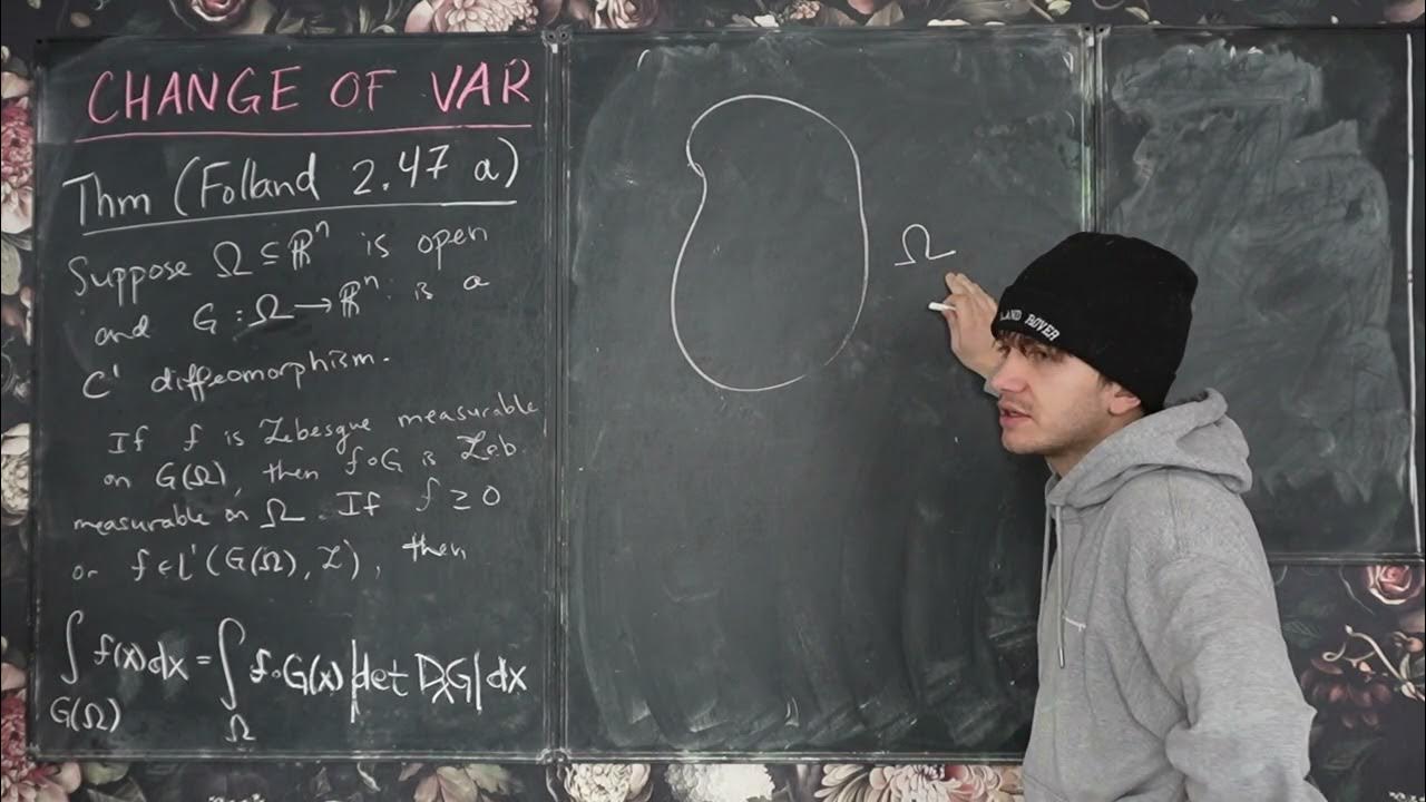 CHANGE OF VARIABLES THEOREM - YouTube
