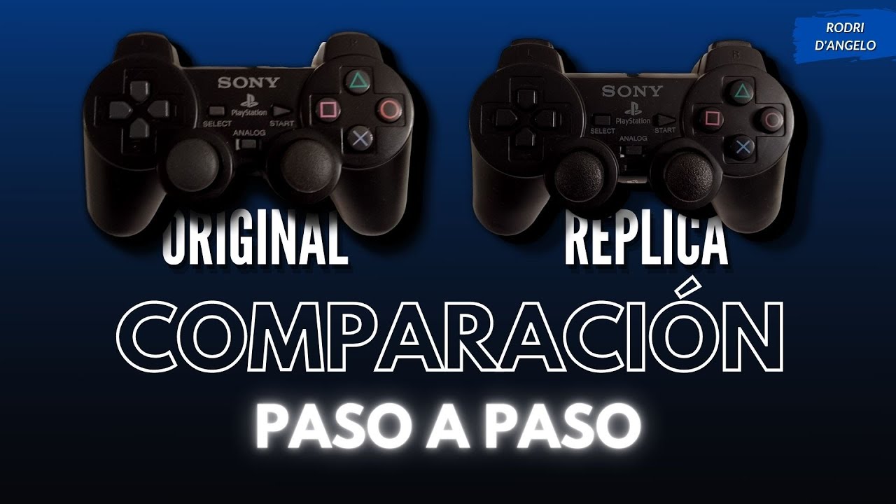 Mando PS2 ORIGINAL VS FAKE | ¿Cómo diferenciarlos? - YouTube