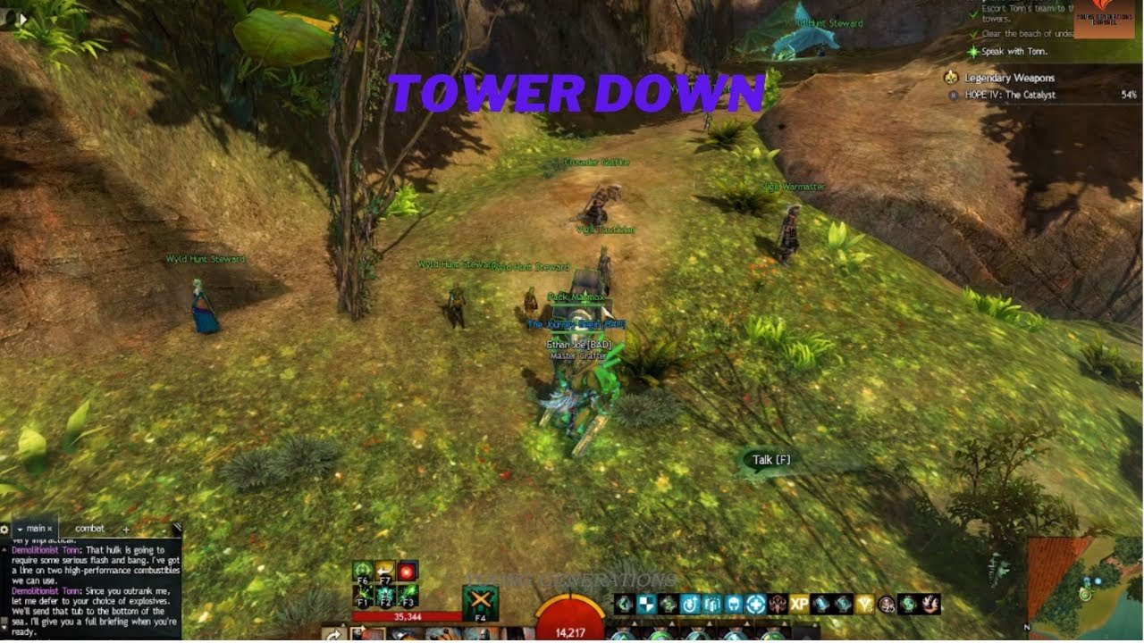 FORMING THE PACT ^ Tower Down - Guild Wars 2 = Walkthrough My Story ...
