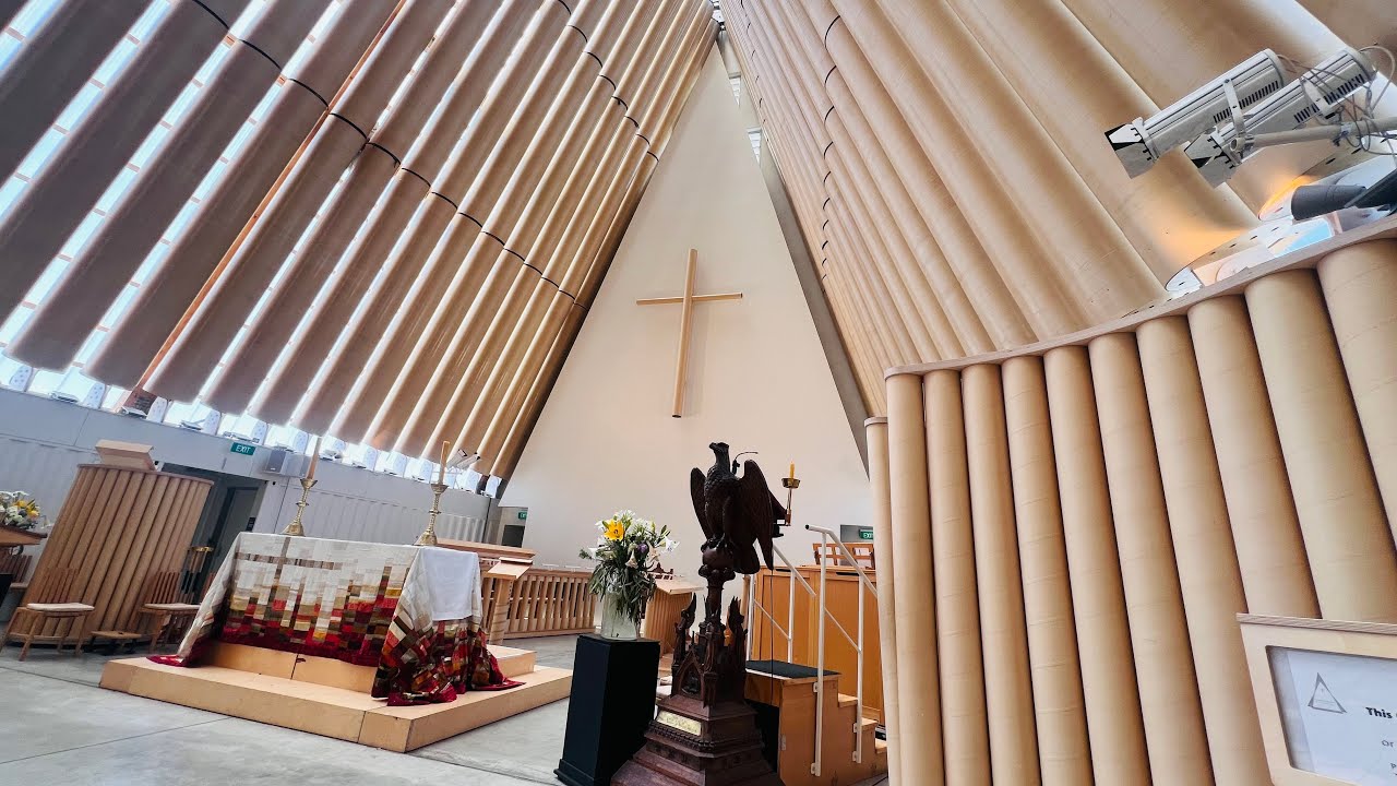 Cardboard Cathedral Transitional Church - Christchurch, NZ - YouTube
