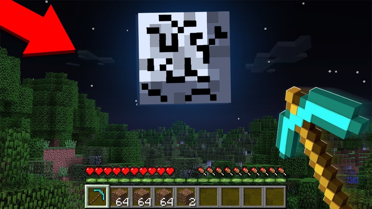 HOW TO BREAK THE MOON? WHAT HAPPENS IF YOU BREAK THE MOON in Minecraft ...