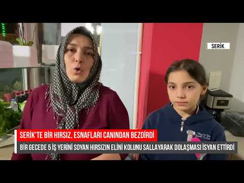 SERİK ESNAFINI BEZDİREN HIRSIZ.                                       SERİK BU HIRSIZ 'A DİKKAT !!!