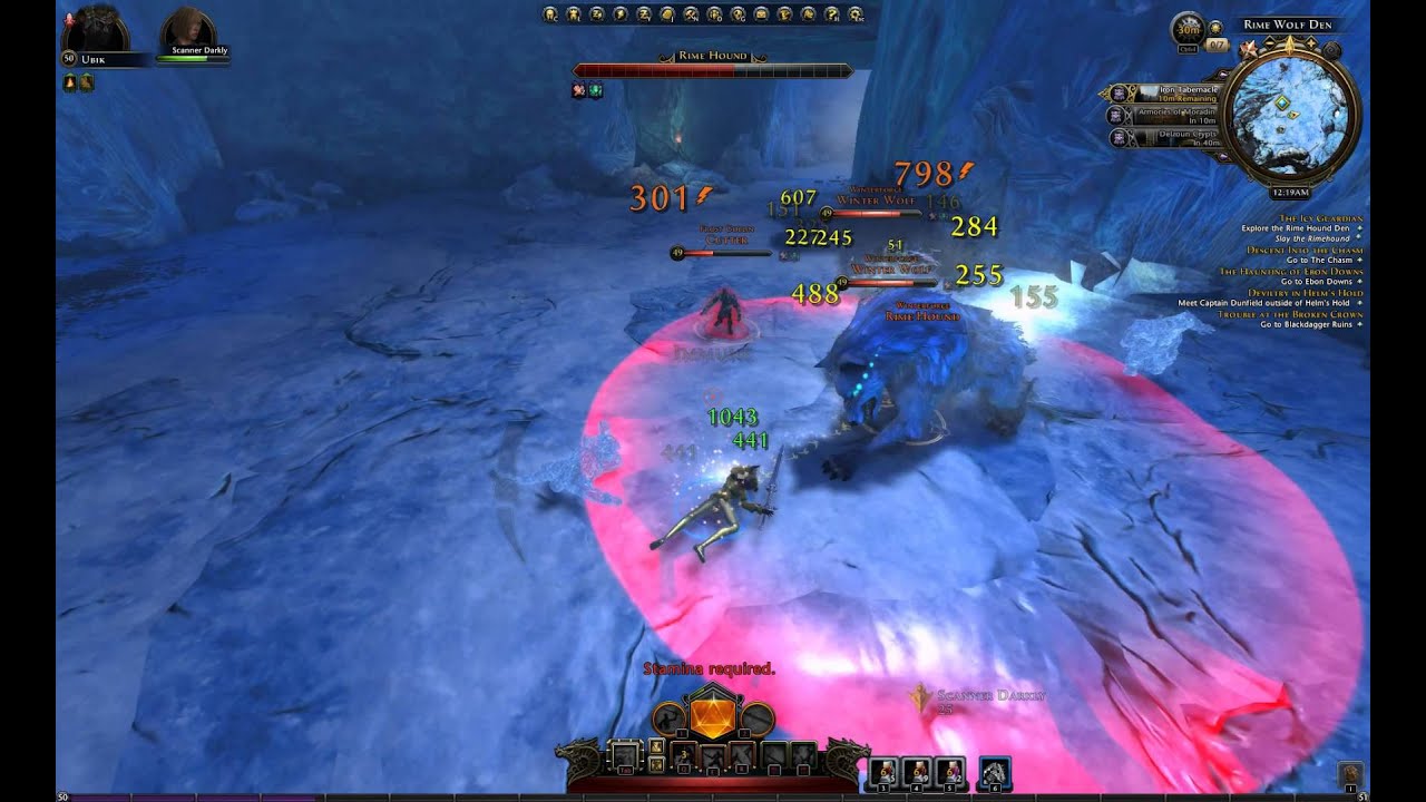 Neverwinter MMO: Rimehound Solo dungeon fight - YouTube