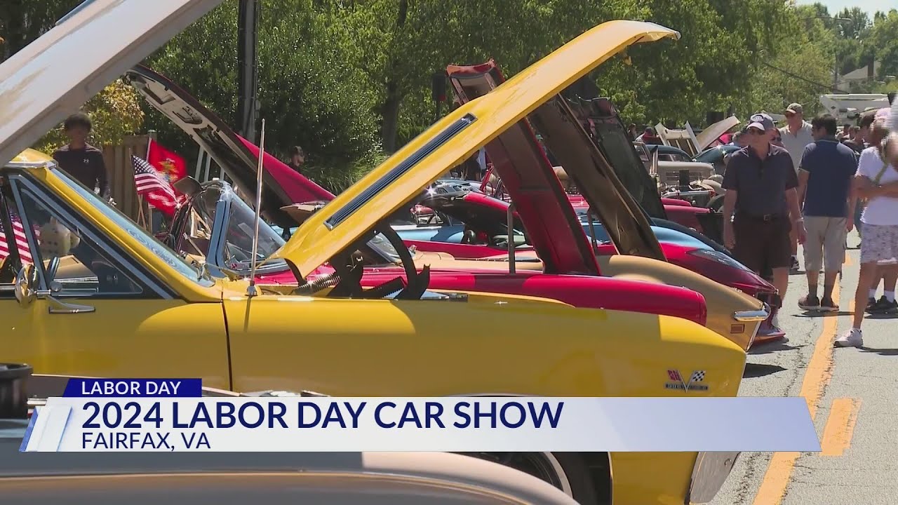 Fairfax hosts 25th Labor Day Car Show - YouTube