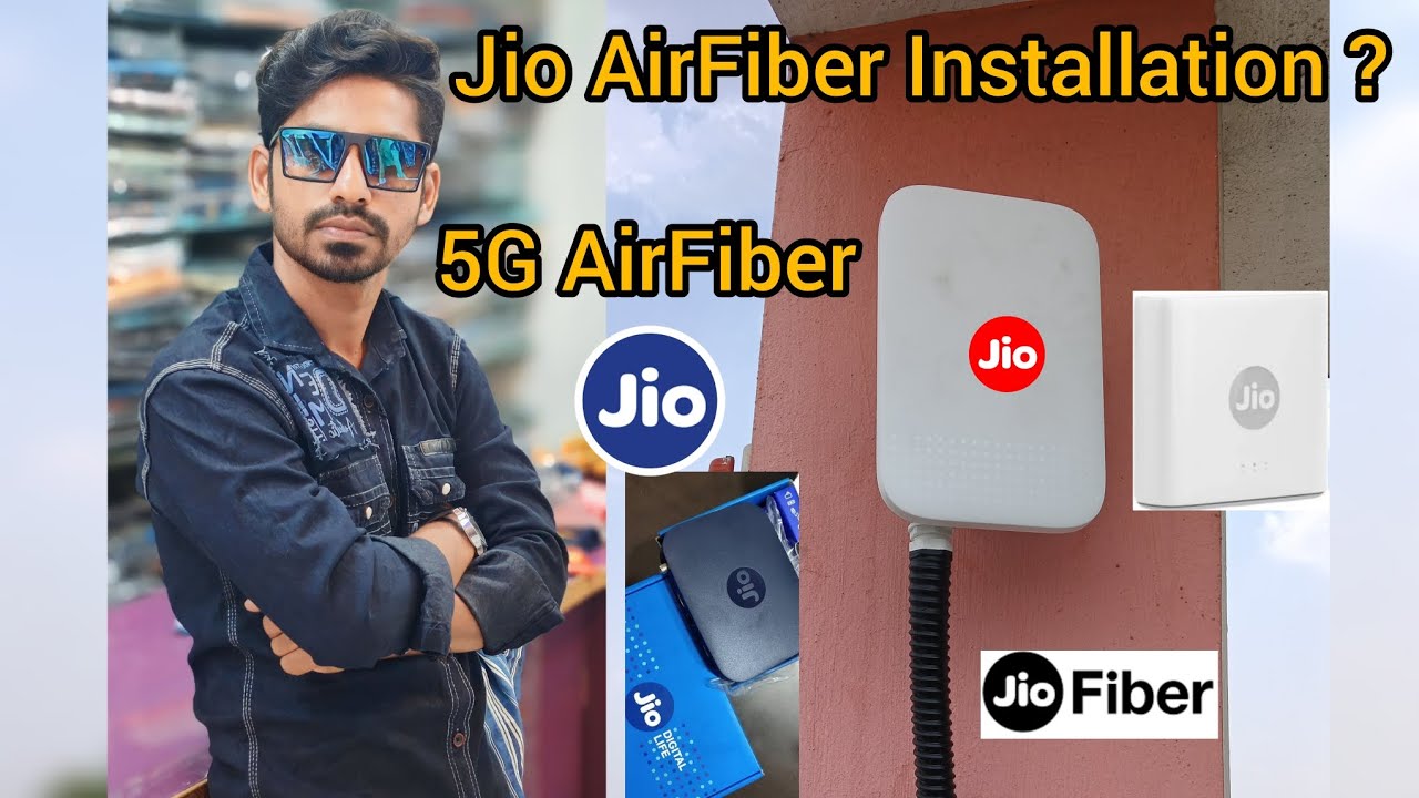 Jio Airfibre: 5G Completed Installation | AirFiber settings | Jio ...