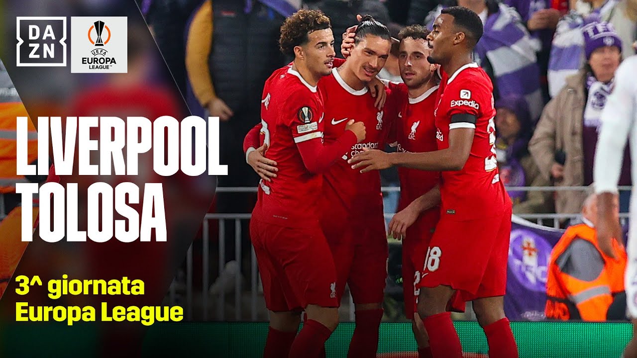 SHOW dei Reds di Klopp: Liverpool-Tolosa 5-1 | UEFA Europa League ...