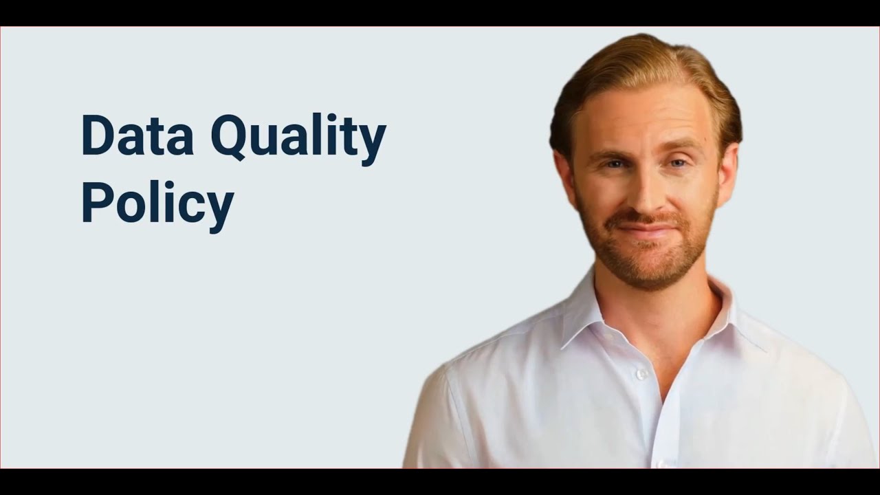 Data Quality Policy - YouTube