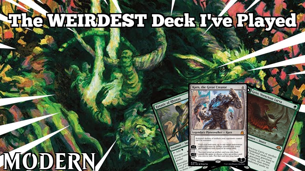 The WEIRDEST Deck I've Played | Grist Birthing Ritual | Modern | MTGO ...