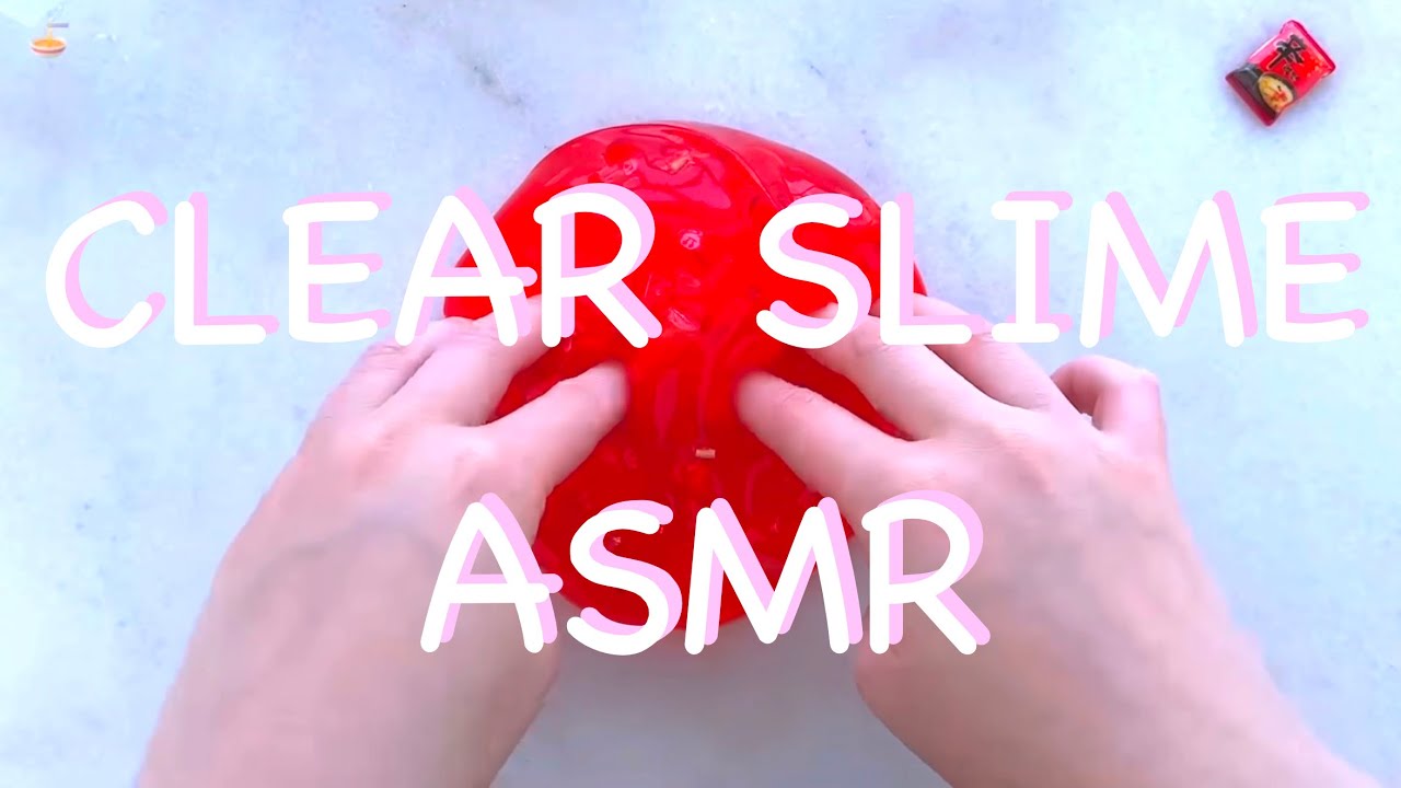 SLIMEOWY CLEAR SLIME ASMR COMPILATION - YouTube