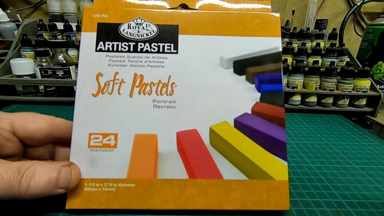Soft Artist Pastels For Weathering Models. - YouTube
