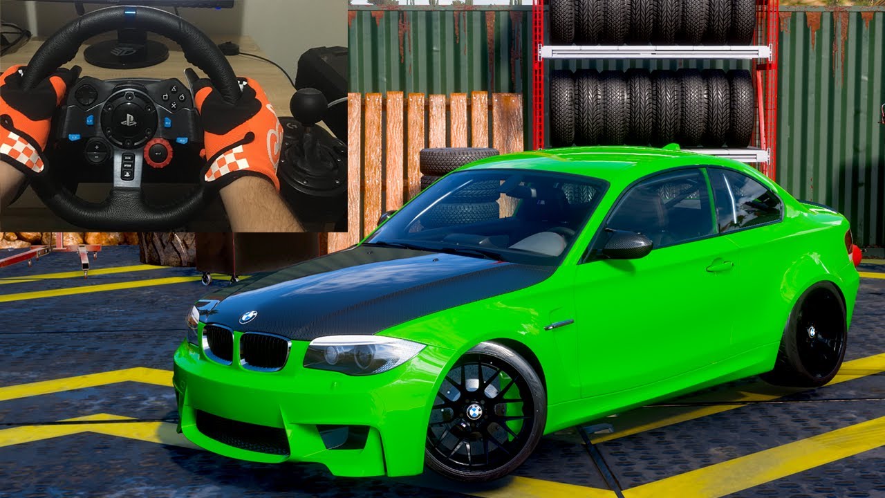 Drift Bmw 1M Forza Horizon 5 - Logitech G29 and Shifter 4K - YouTube