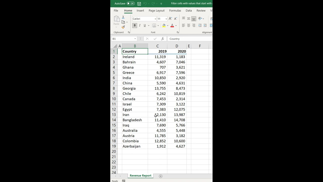 Filter All Values That Start With A Specific Letter In Excel YouTube Filter All Values That Start With A Specific Letter In Excel YouTube