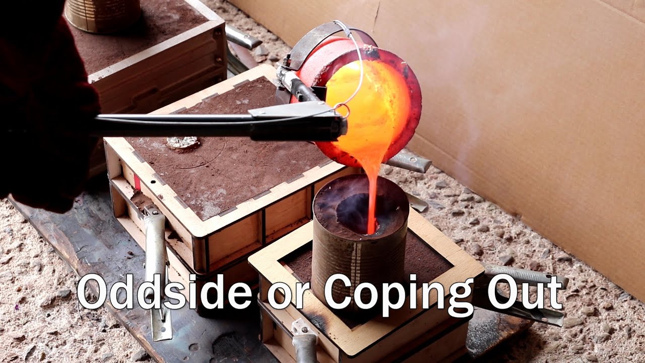 Metal Casting ay Home Part 134. Oddside or Coping Out Moulding - YouTube
