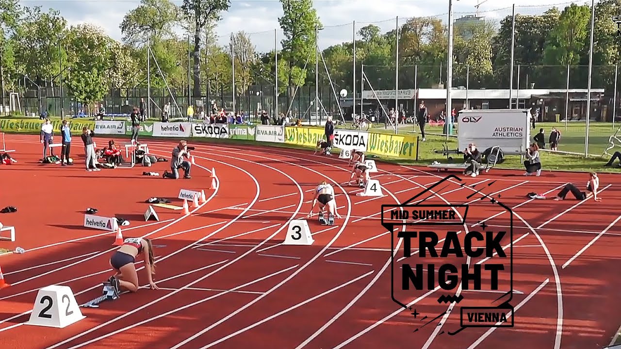 Mid Summer Track Night Vienna 2021 - běh 400m ženy - YouTube