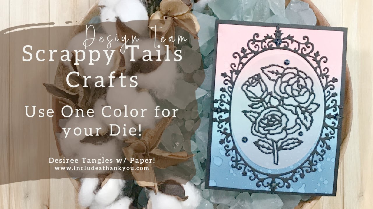 Scrappy Tails Crafts | Creating a Silhouette with Color! | Intricate ...