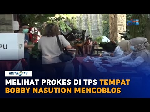 Melihat Protokol Kesehatan di TPS Tempat Bobby Nasution Mencoblos