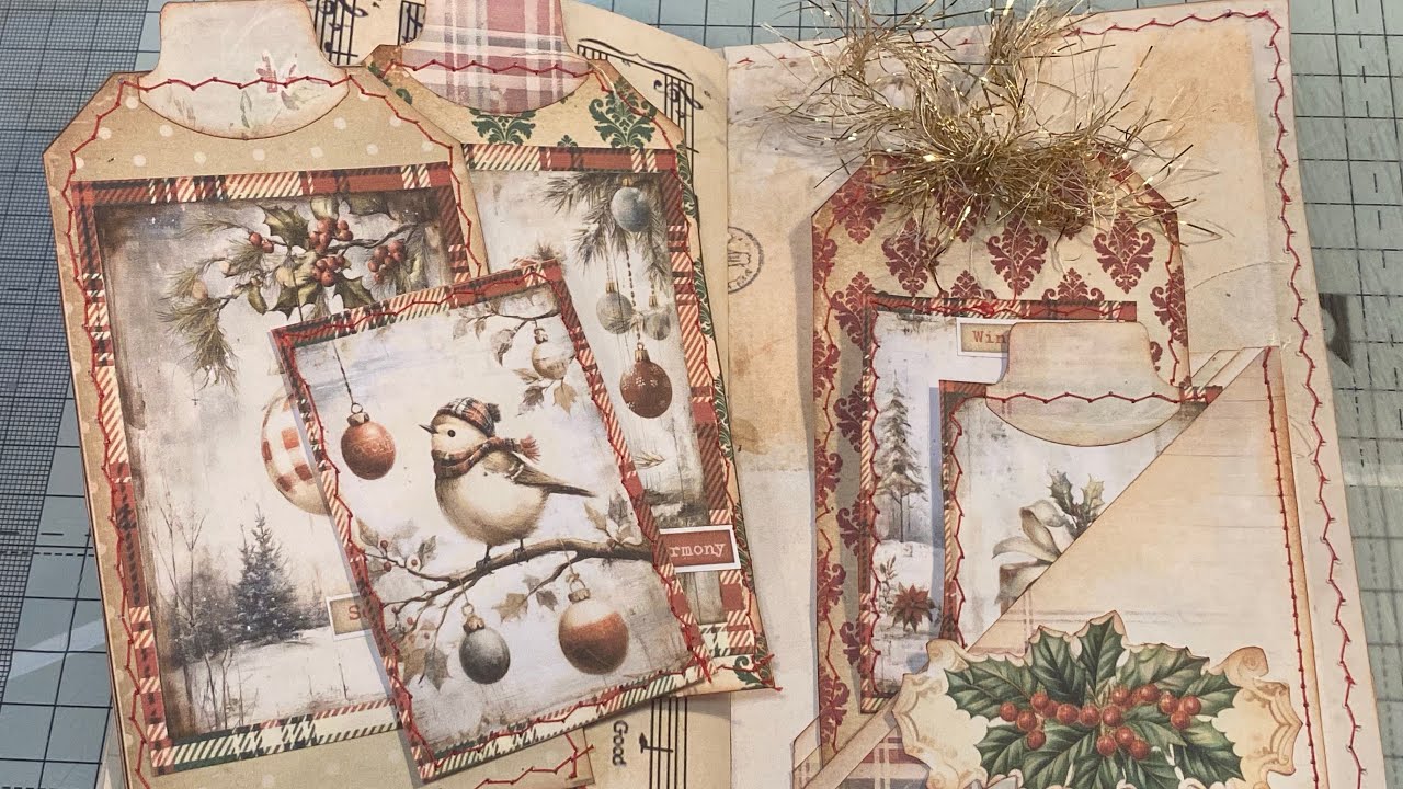 Lets make Pockets & Tags Using A FREEBIE from Me To You - YouTube