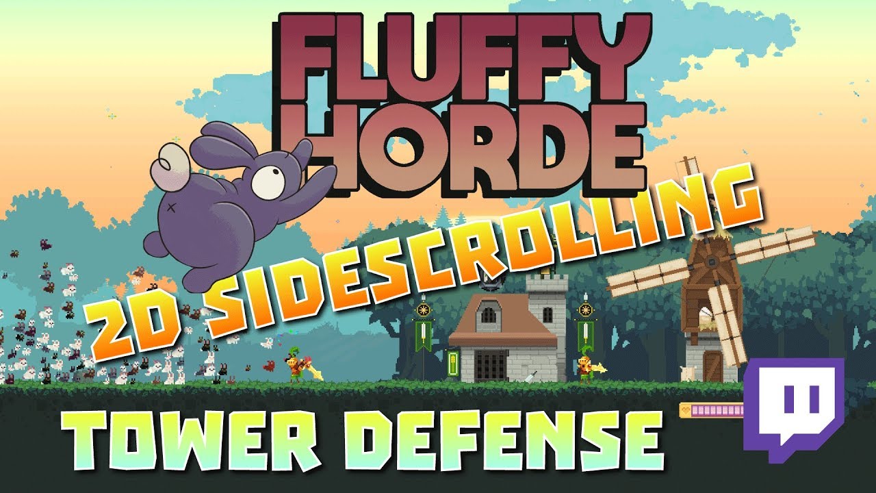 Ep 1 - Fluffy Horde (2D sidescrolling tower defense killer rabbits ...