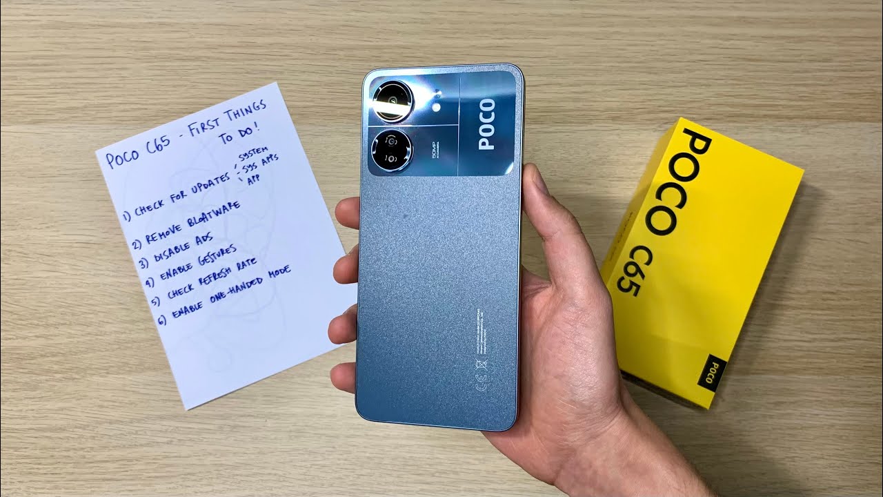 Poco C65 - Tips and Tricks! - YouTube