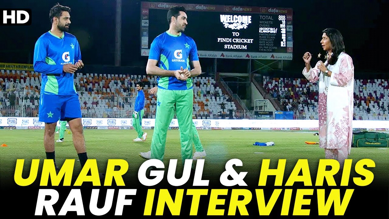 Umar Gul & Haris Rauf Interview | Pakistan vs New Zealand | 5th T20I 2023 | PCB | M2B2A - YouTube