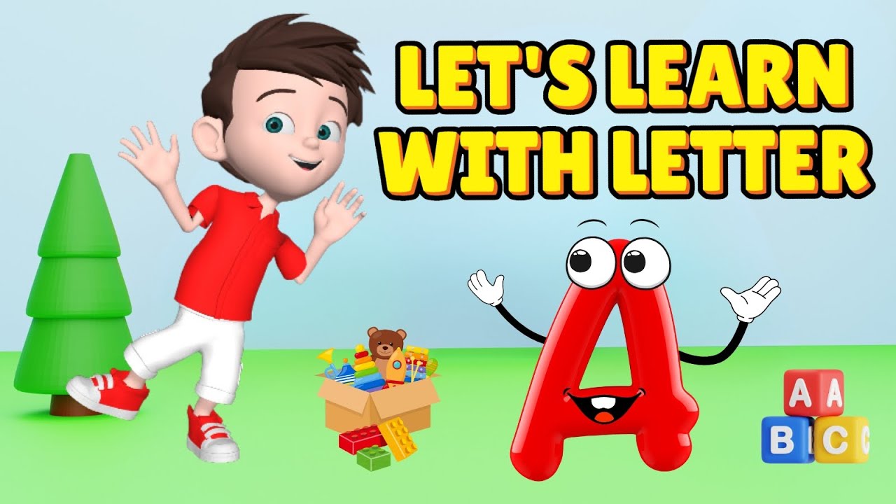 Alphabet A Lesson | Let's Learn the Letter A | Fun Learning for Kids ...