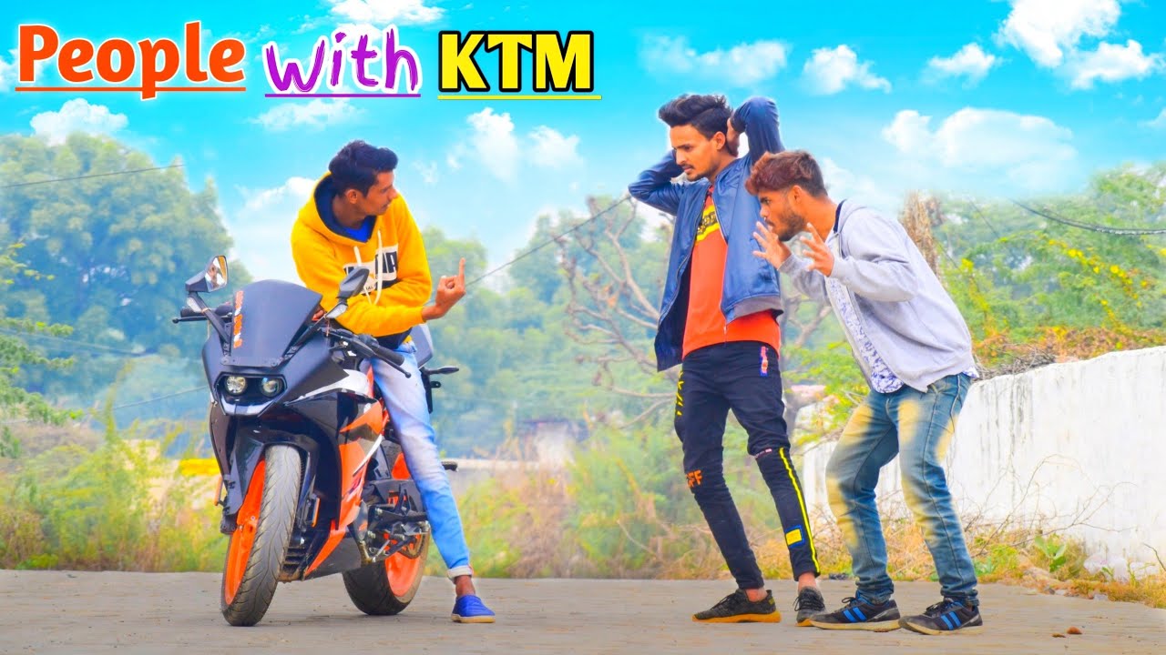 People With KTM | KTM Lovers Special Video | Comedy | Only Indian Fun ...