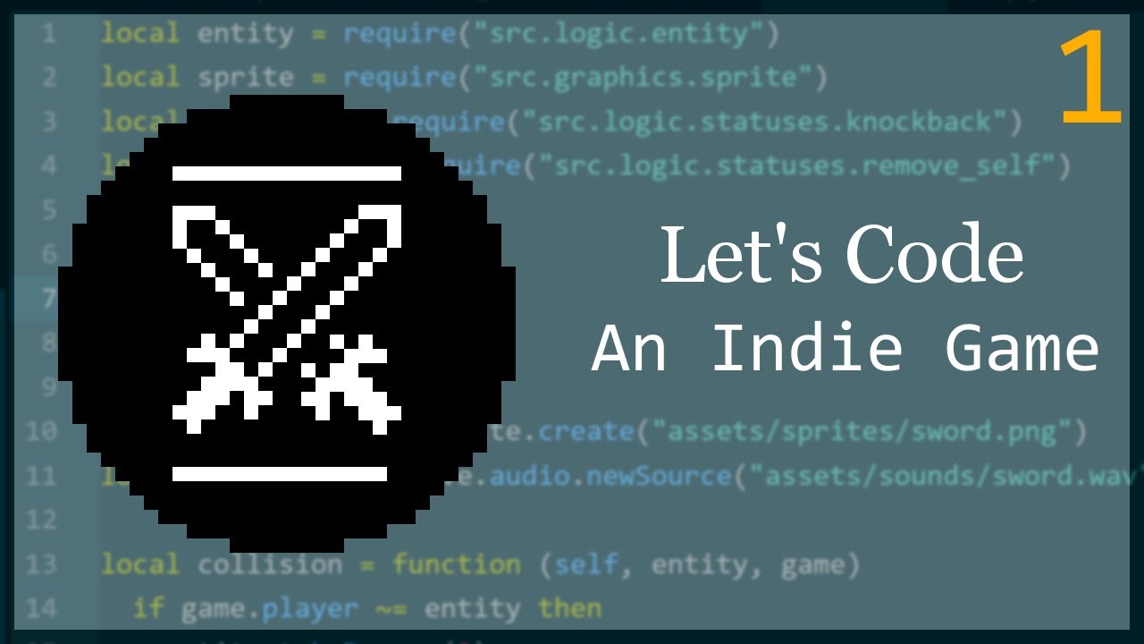 Let's Code an Indie Game - Episode 1 - The Basics - YouTube