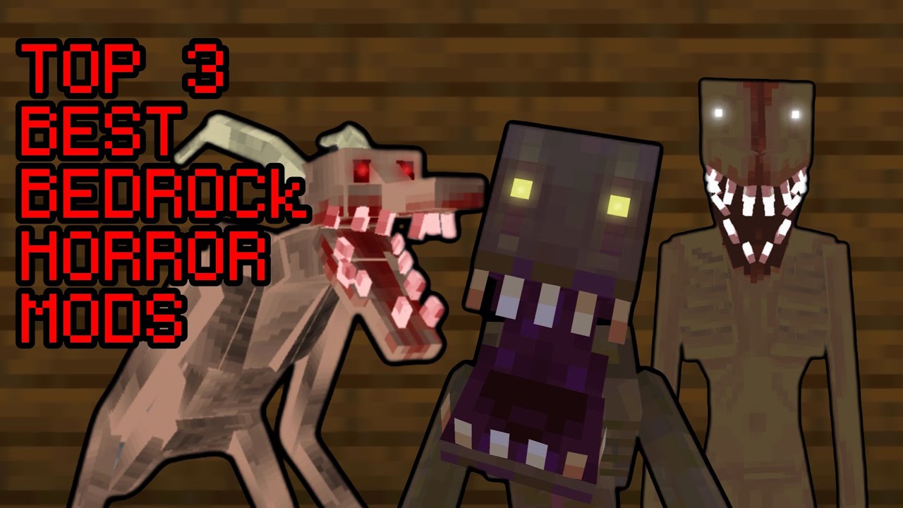 Top 3 BEST Horror Mods On Minecraft Bedrock Edition! - YouTube