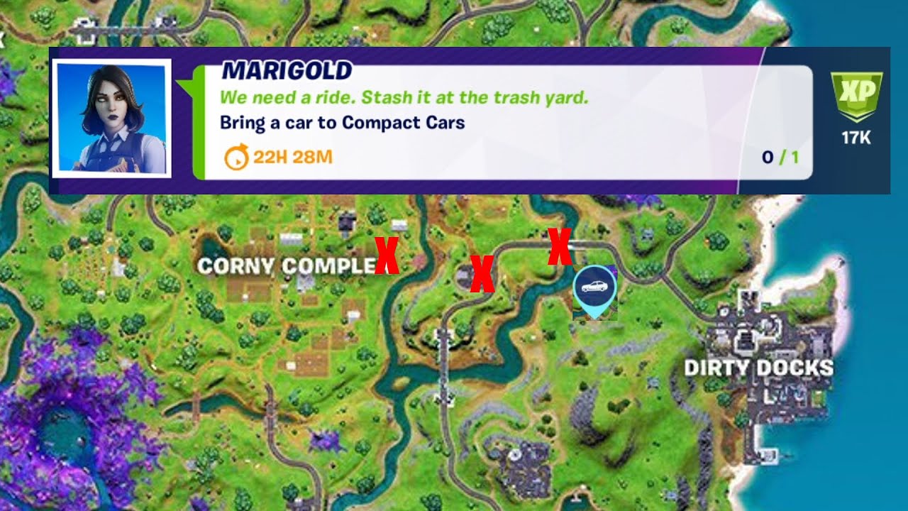 Bring a car to Compact Cars Fortnite - YouTube